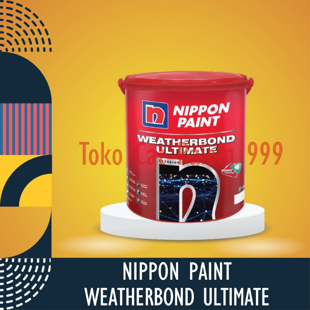 Jual Cat Tembok Exterior Nippon Weatherbond Ultimate Brilliant White ...