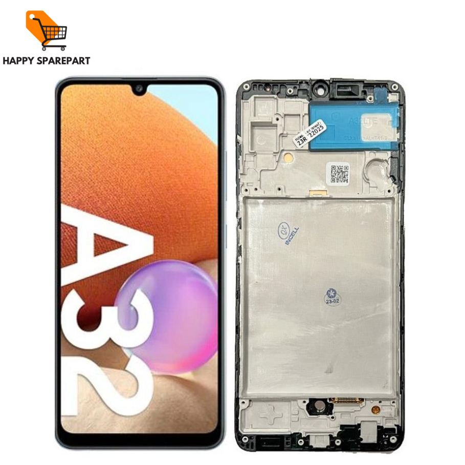 Jual LCD SAMSUNG A32 4G A325 OLED BIG + FRAME TOUCHSCREEN FULLSET NEW | Shopee Indonesia