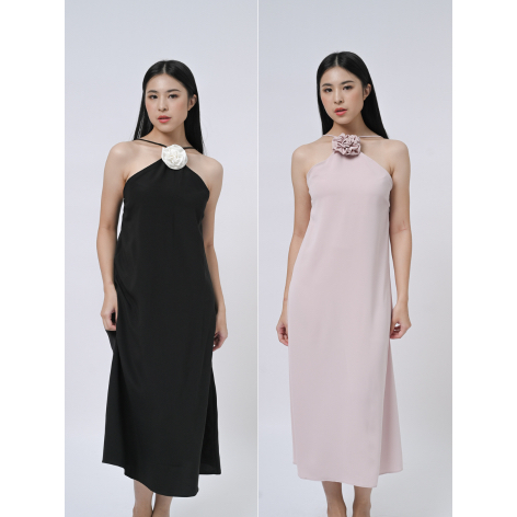 Jual Nalbi Studio - Freya halter Dress | Shopee Indonesia