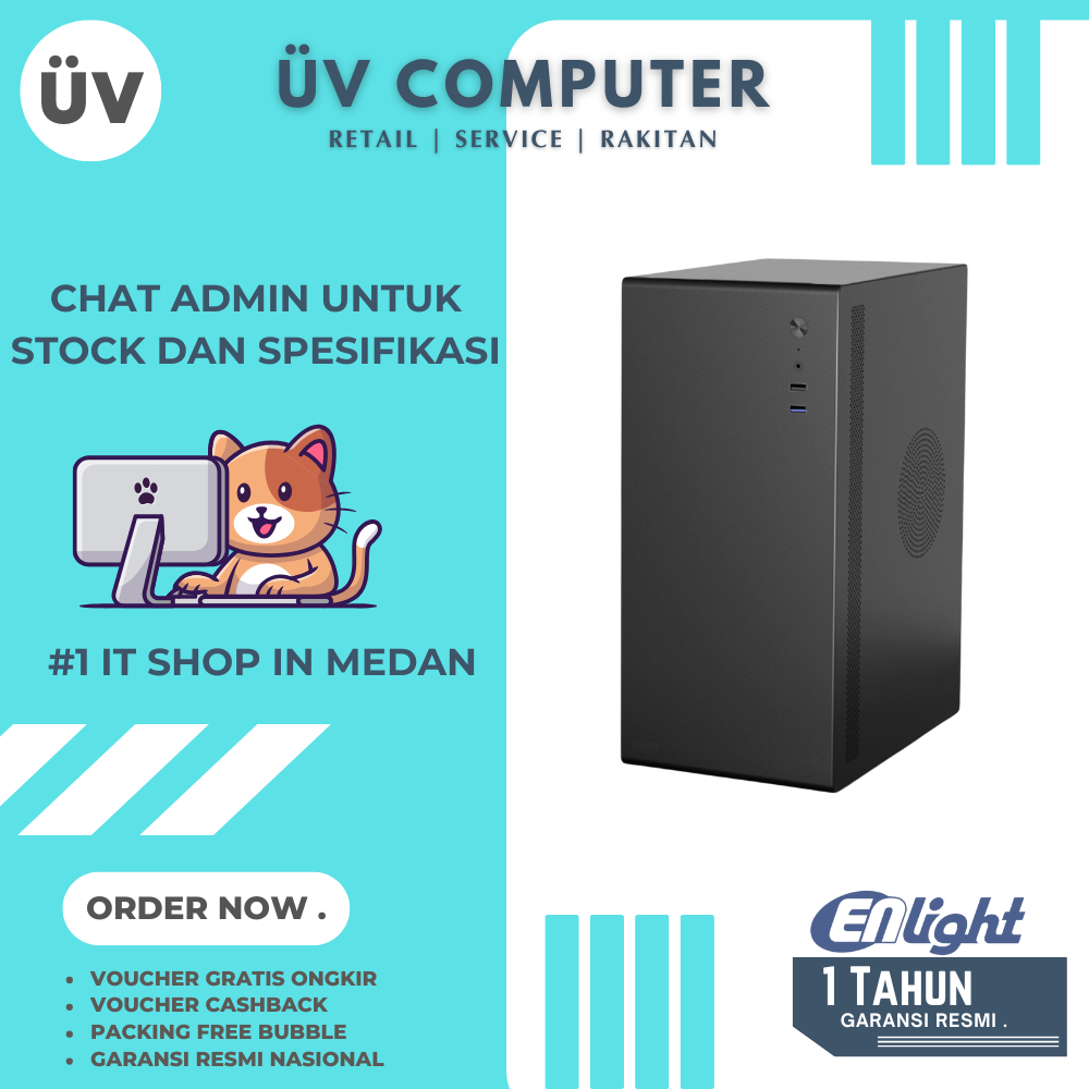 Jual Casing PC Komputer Enlight Infinity EN-200 | Mini Tower | Micro ...