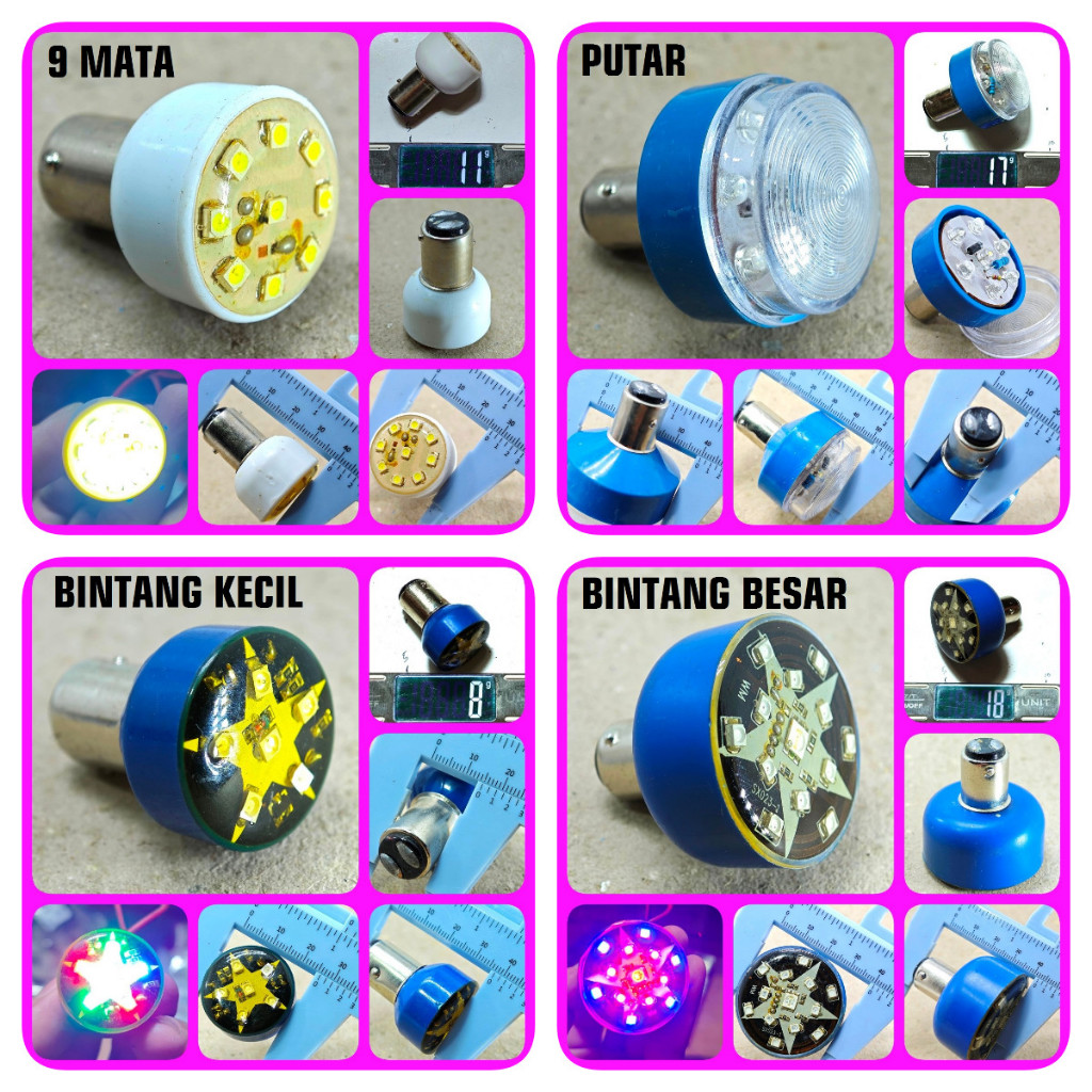 Jual LAMPU STOP RGB PUTAR KEDIP running jalan rem belakang kedip cepat ...