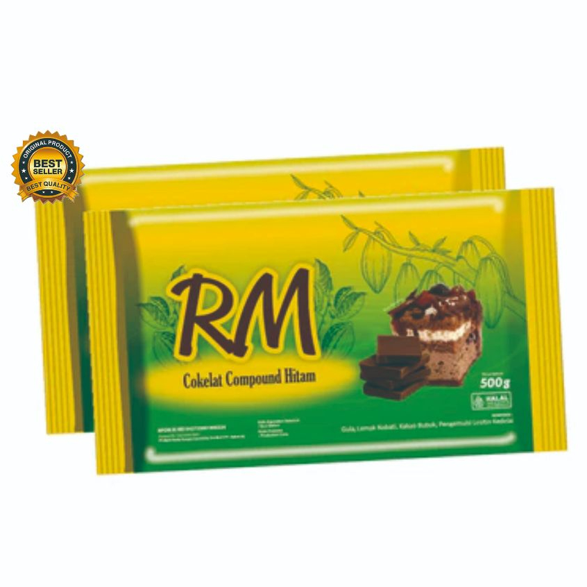 Jual Coklat Batangan RM 250gr | Dark Compound Chocolate | Coklat ...