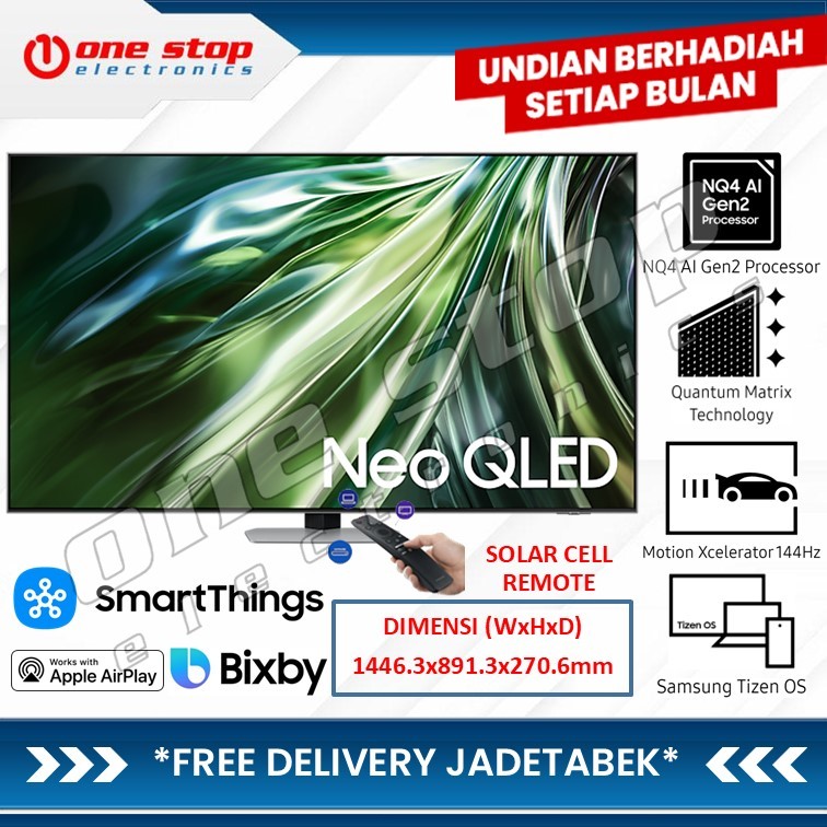 Jual SAMSUNG 65QN90D / QN90D Neo QLED 4K UHD Tizen OS Smart TV 65 Inch ...