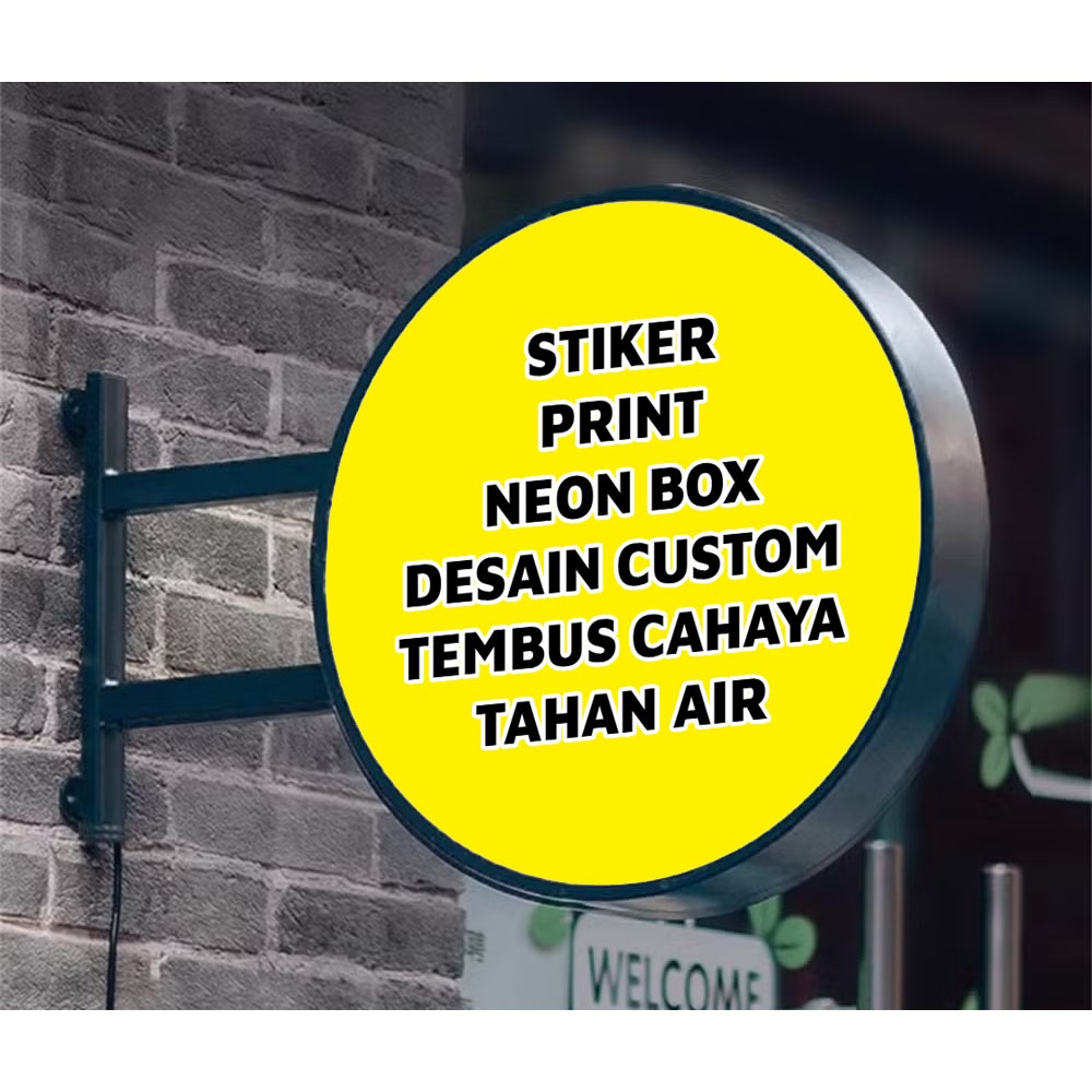Jual STIKER VINYL NEON BOX CUSTOM ( DESAIN KIRIM KE ADMIN ) | Shopee ...