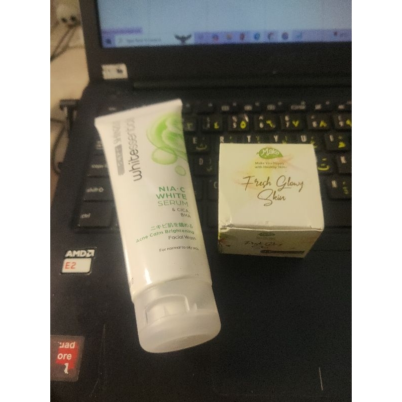 Jual [NEW] skincare facial wash shinzui moisturizer mako by seris ...