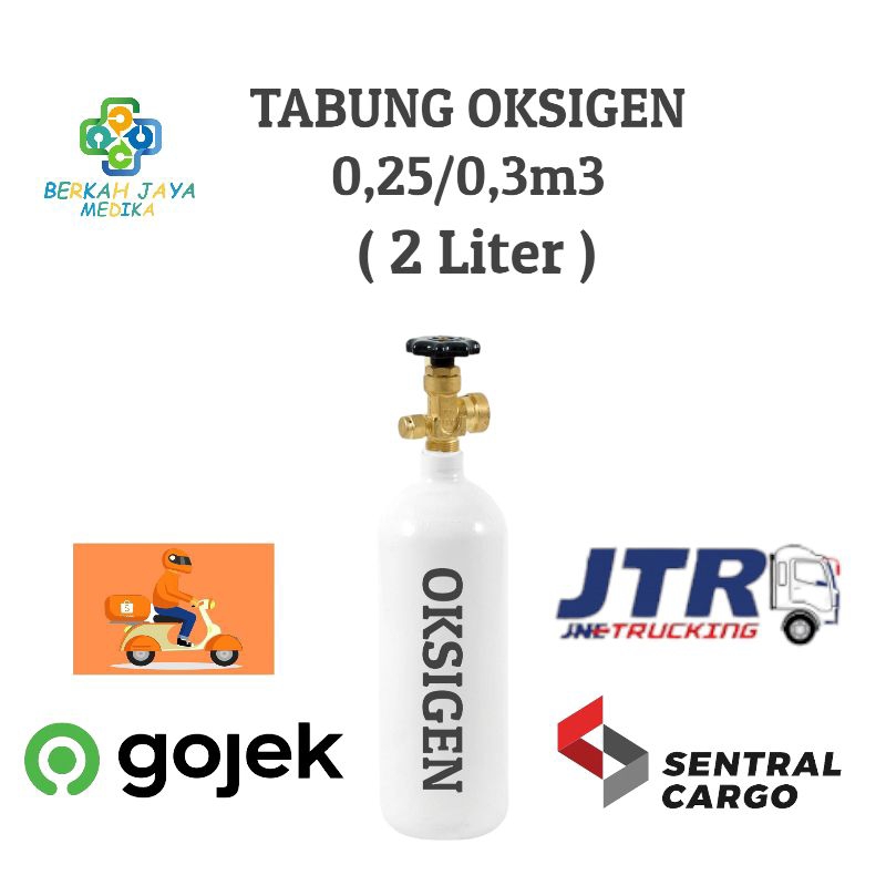 Jual Tabung Oksigen 0,25m3/0,3m3 + isi Oksigen - Tabung Oksigen Medis ...
