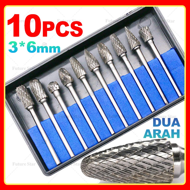 Jual Mata Bor Tuner 10pcs Cuner Porting Isi Lengkap Mini Grinder Set ...