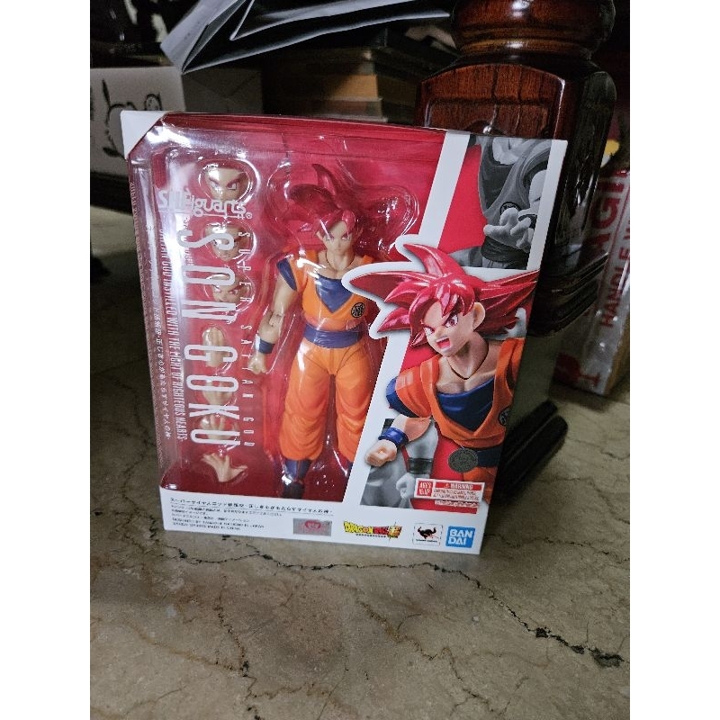 Jual shf son goku dragon ball supersaiyan god | Shopee Indonesia