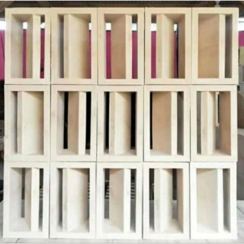 Jual roster beton/ loster minimalis/ roster motif naco 15x30 putih ...