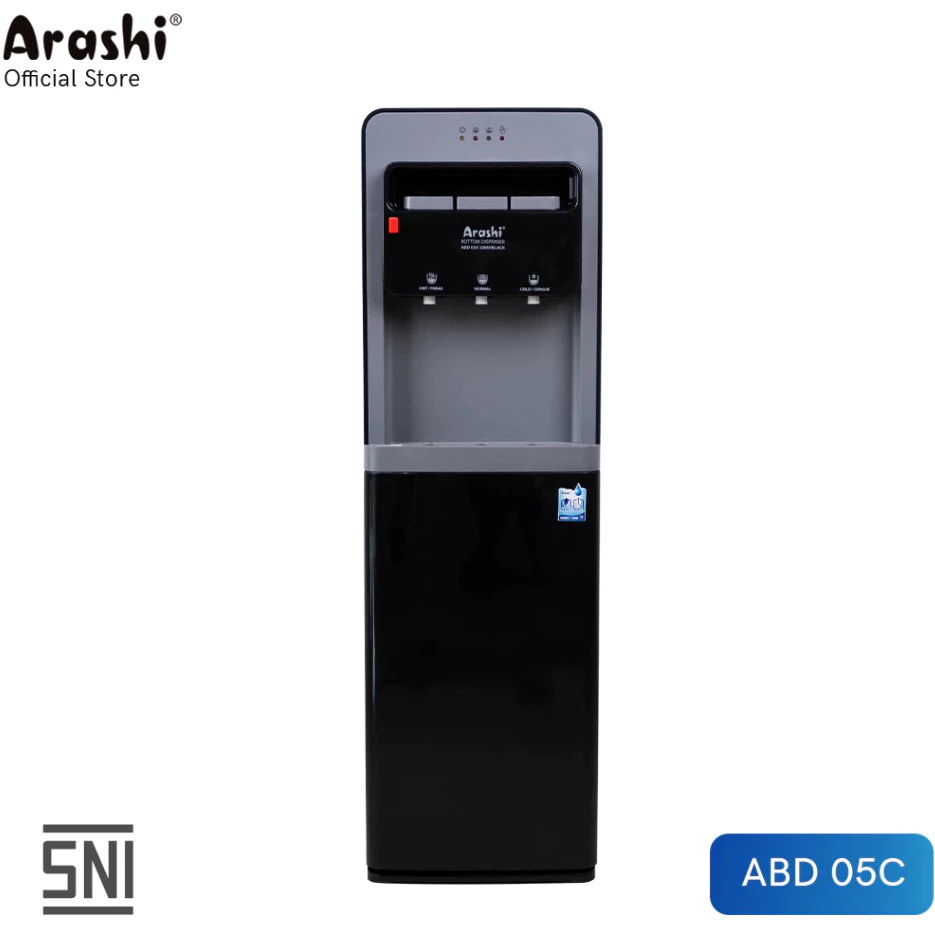 Jual Arashi Dispenser Galon Bawah ABD 05 Digital Hot and Cold 3 Kran - ABD05C | Shopee Indonesia