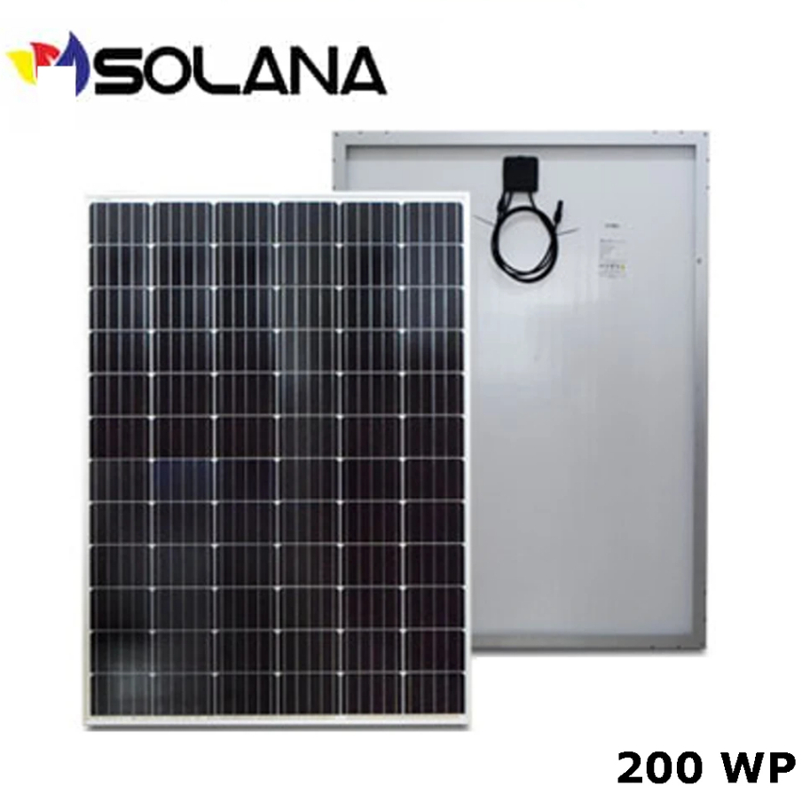 Jual Solar Panel SOLANA MonoCrystaline Panel Surya 200WP 200 WP ...
