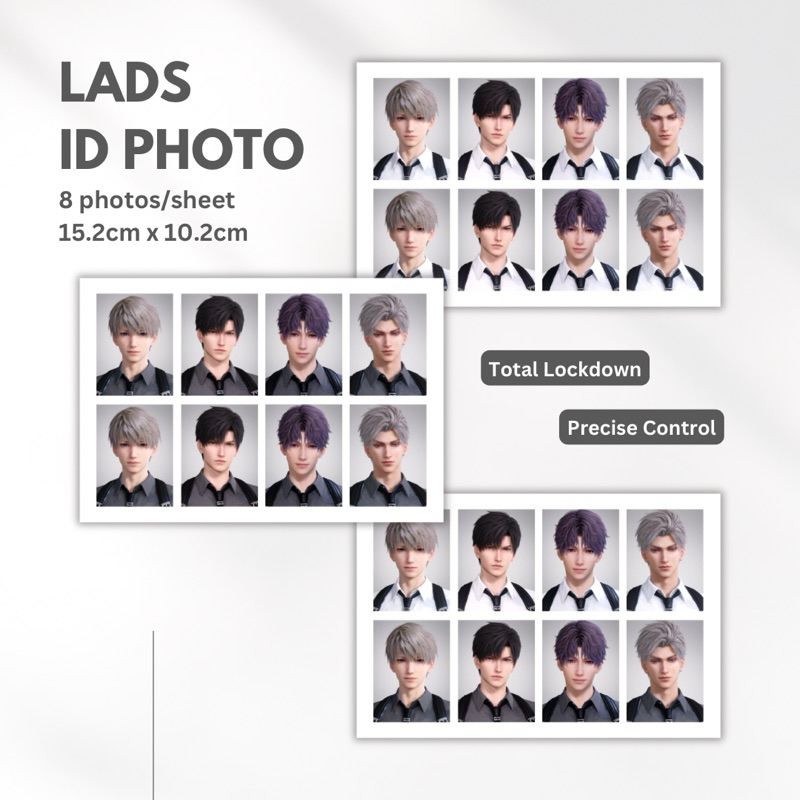 Jual Love and Deepspace Merch ID Photo Xavier Zayne Rafayel Sylus Total ...