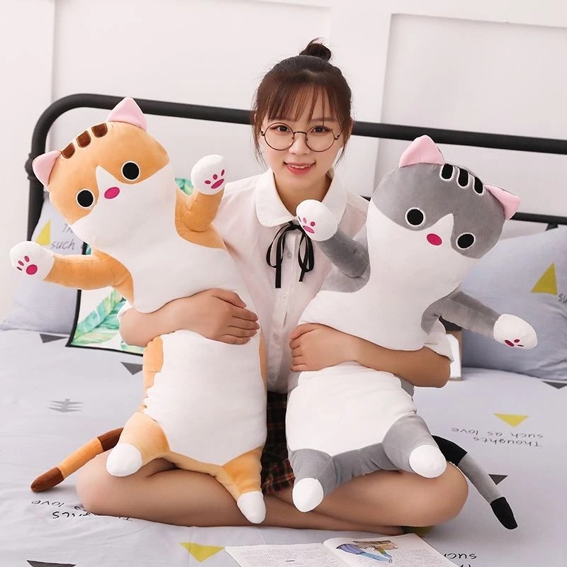 Jual Boneka Guling Kucing Berdiri Tinggi 60cm Kado Special Hadiah Buat ...