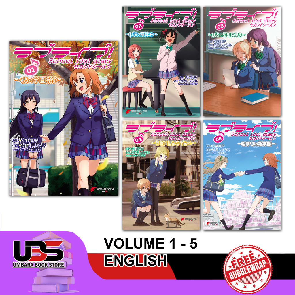 Jual Komik Love Live! School Idol Diary - Second Season, Volume 1 - 5 (English) | Shopee Indonesia