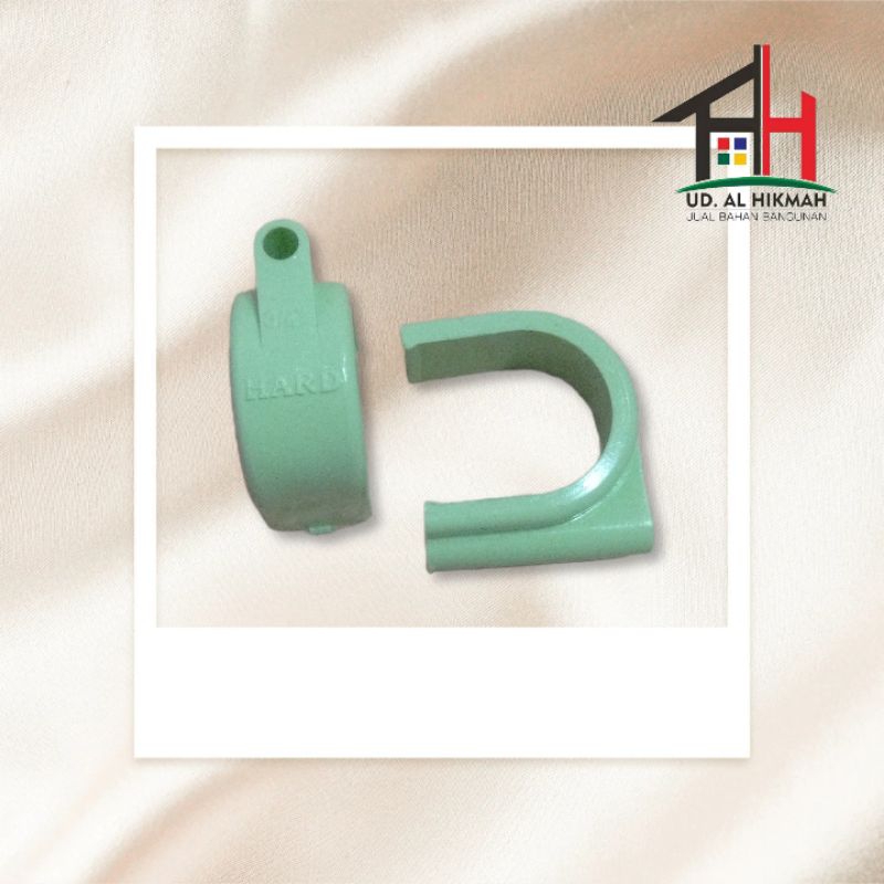 Jual Clamp / Klem Pvc 3/4 Inch / Klem Pipa PVC 3/4“ HIJAU Per PCS ...