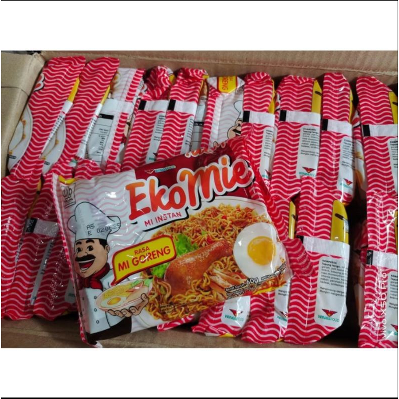 Jual EKOMIE Mie Instan Rasa Mi Goreng isi 5 pcs/bungkus | Shopee Indonesia