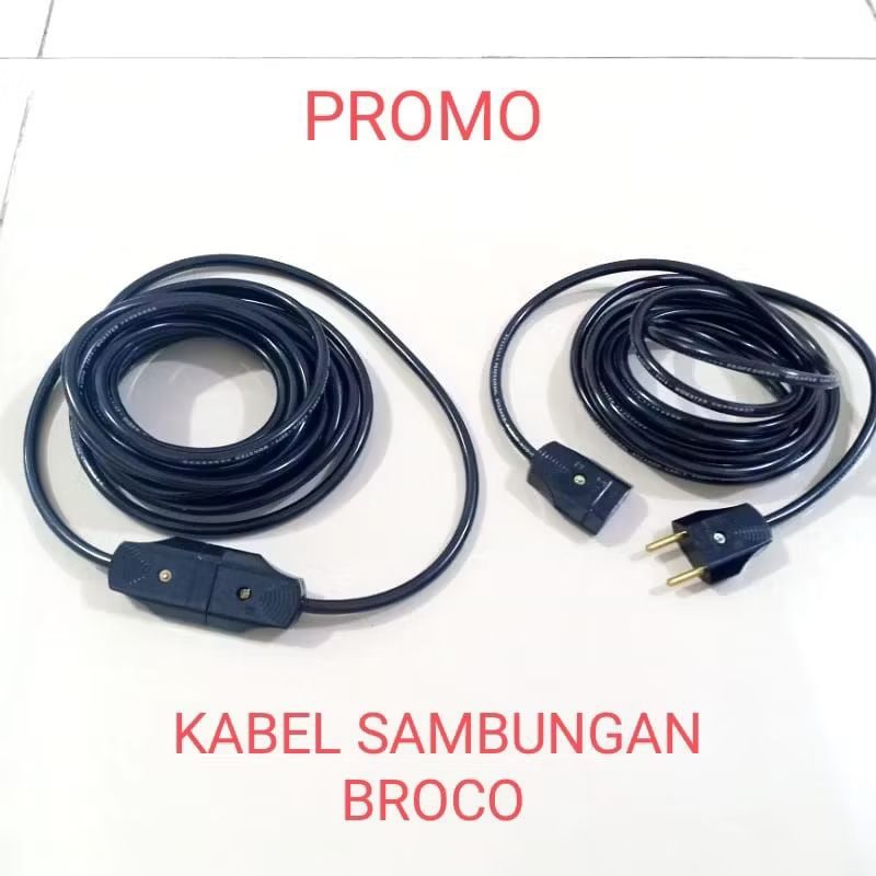 Jual KABEL SAMBUNGAN BROCO ORIGINAL FULL KUNINGAN KABEL HITAM SNI ...