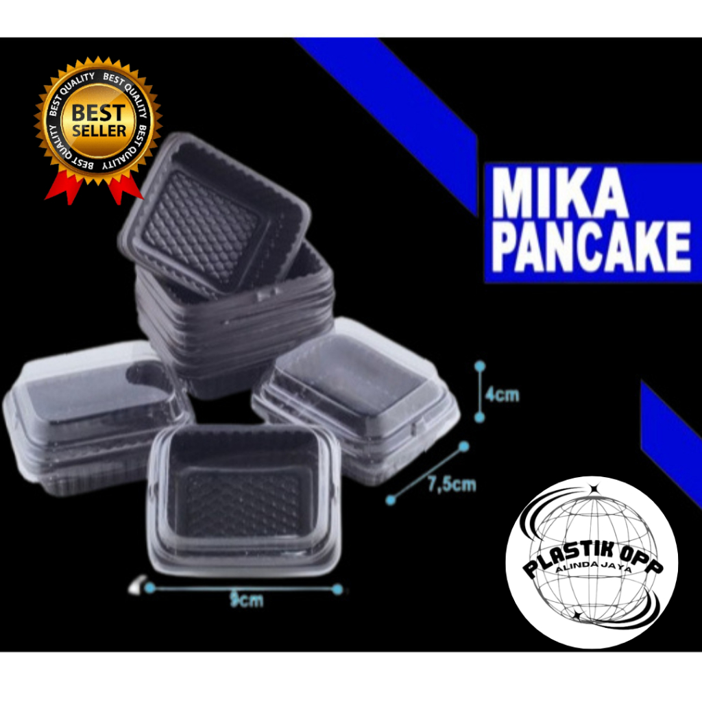 Jual Mika Pancake Coklat Bening isi 25 pcs Plastik Tebal Termurah ...