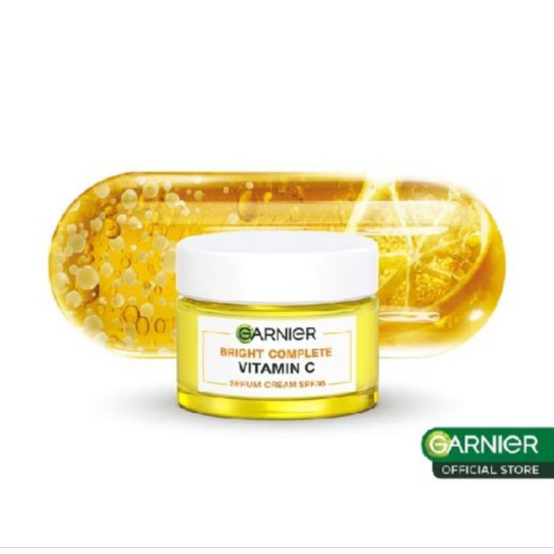 Jual Garnier Bright Complete Serum Day Cream SPF 36 50 ml | Shopee ...