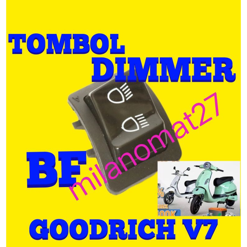 Jual tombol dimmer BF goodrich v7 saklar switch dim BF goodrich motor ...