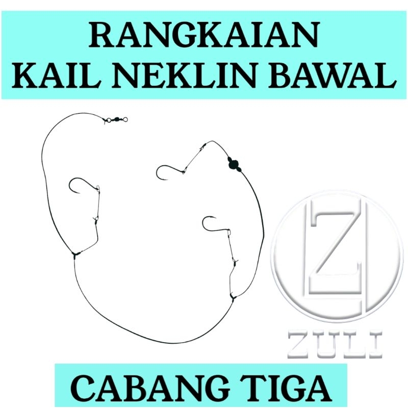 Jual Rangkaian Kail Neklin Cabang 3 Timah Gantung Rangkaian Kail ...