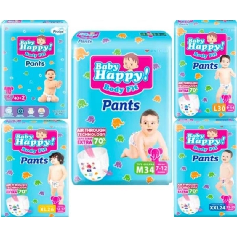 Jual Baby Happy Popok Celana S/M/L/XL/XXL | Shopee Indonesia