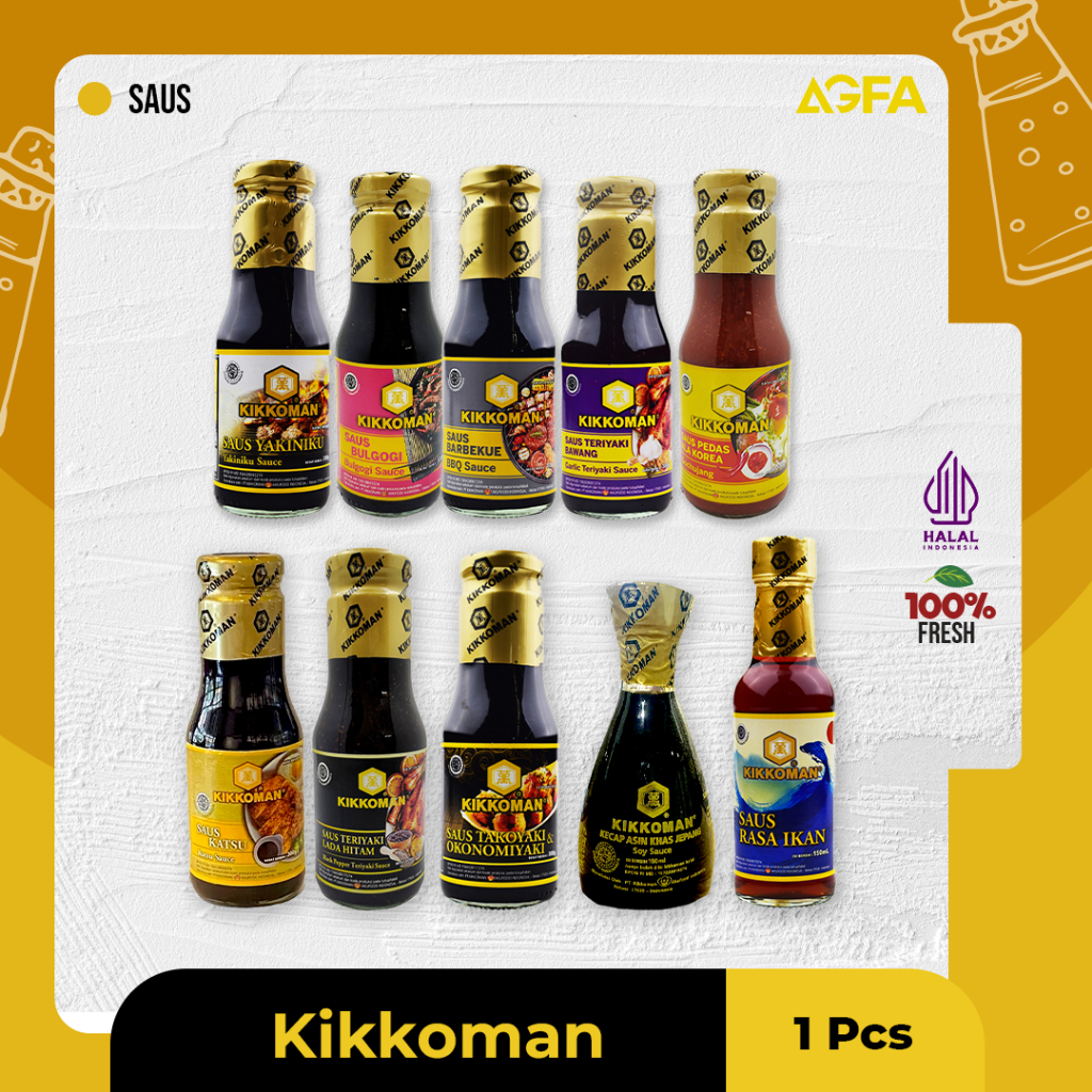 Jual Kikkoman Saus / Kikkoman Bulgogi / Kikkoman Saos/ Saos Takoyaki ...