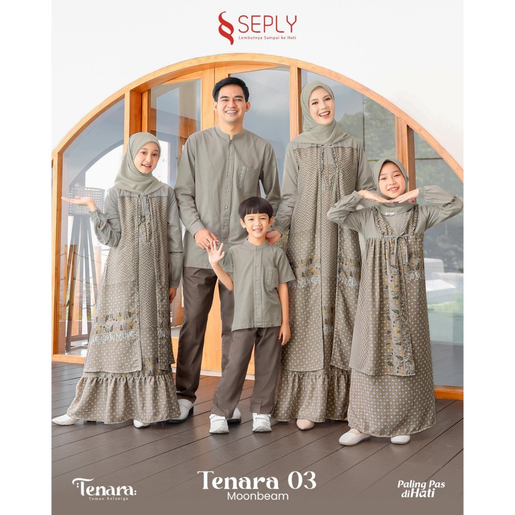 Jual Sarimbit Seply 2025 Tenara 03 Moonbeam by Seply , Family Set ...