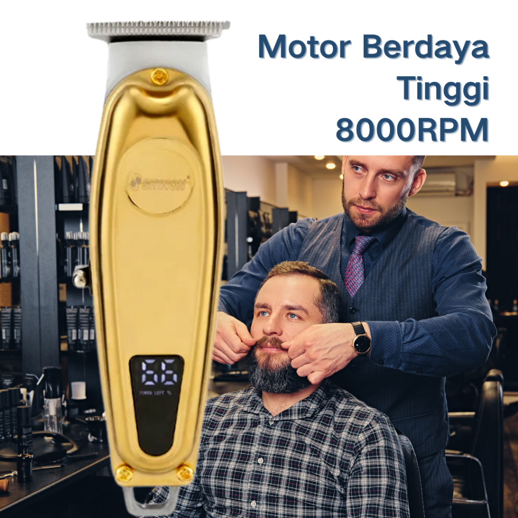 Jual Mesin Cukur Rambut Terbaik Trimmer Alat Cukur Rambut Full Metal Asli Alat Potong Rambut ...