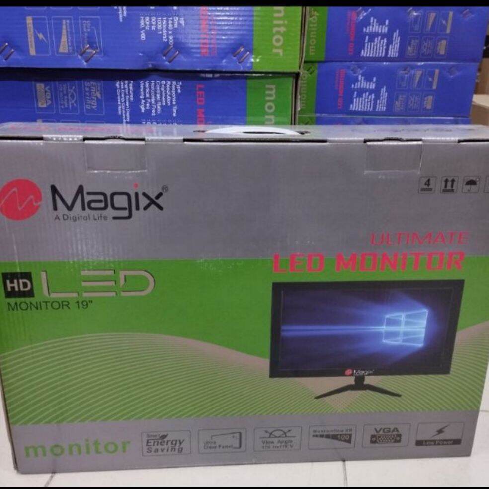 Jual Led Monitor MAGIX 19" - Monitor LED Magix 19 inch | Shopee Indonesia
