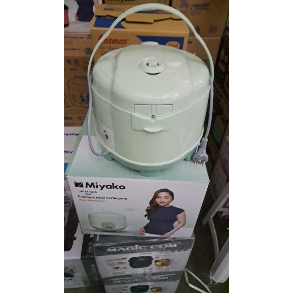 Jual Rice Cooker Miyako MCM 586 SBC Magic com Miyako 1.8 Liter Nanoal ...