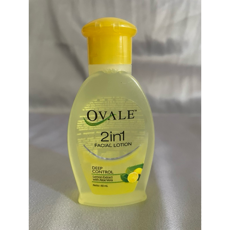 Jual Ovale 2in1 Facial Lotion 100ml Deep Control | Shopee Indonesia