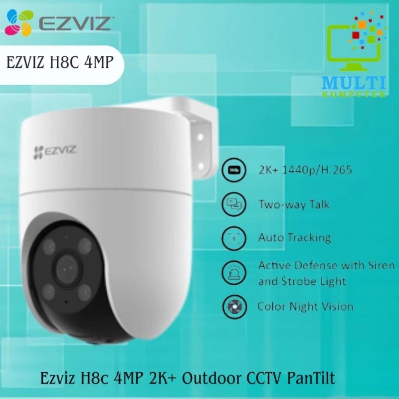 Jual EZVIZ H8C 4MP 2K+ / 2MP 1080P WIFI PAN TILT COLOR NIGHT VISION ...