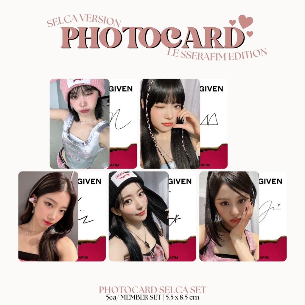 Jual PHOTOCARD FEARNOT SELCA UNFORGIVEN 2SISI (ISI 5 PCS + LAMINASI 2 ...