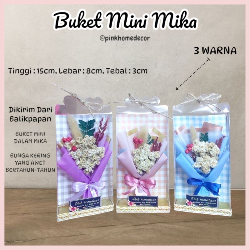 Jual Buket Mini Mika | Bouquet mini | Gift birthday ,wisuda ,wedding ...