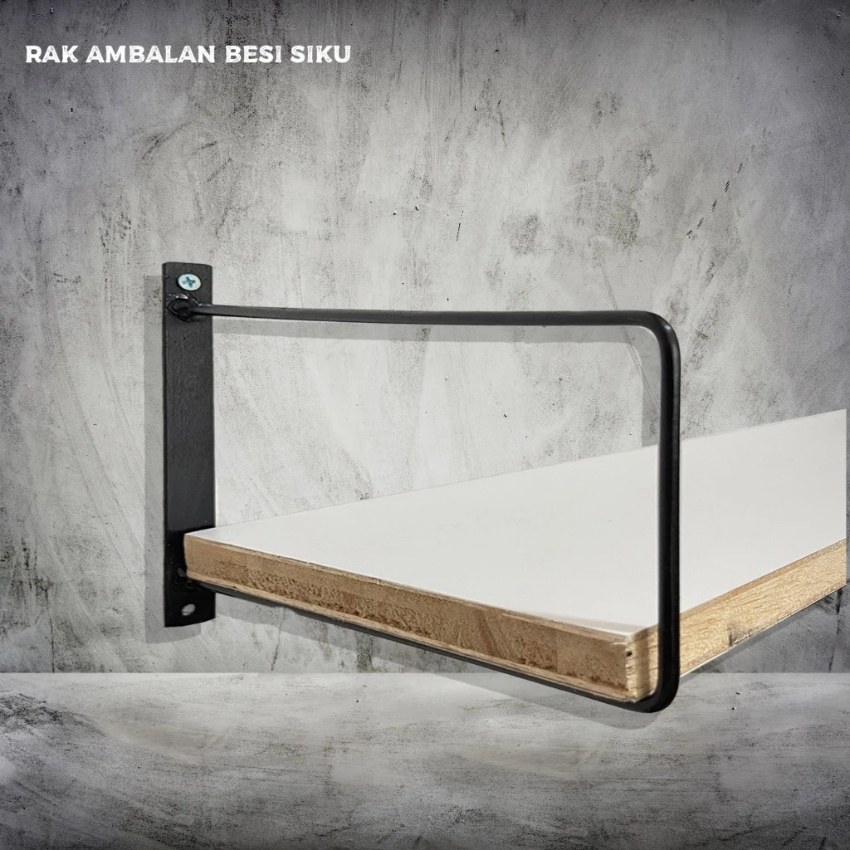 Jual Bracket Ambalan Siku Besi Penyangga Rak Dinding Ambalan Tempel ...