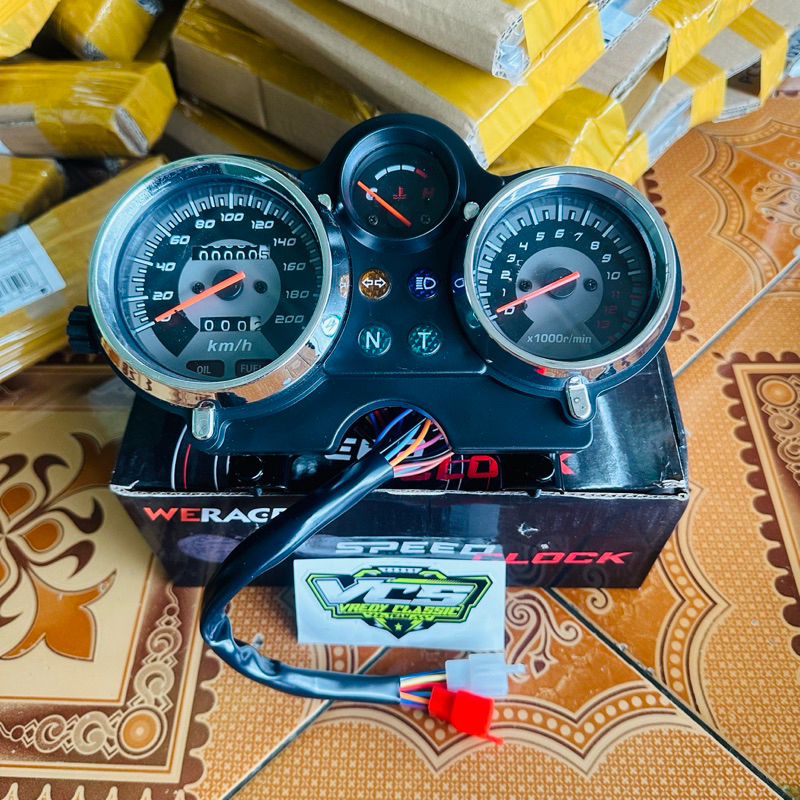 Jual speedometer ninja ss SPEDO NINJA SS LIS indikator GREY detail ori ...