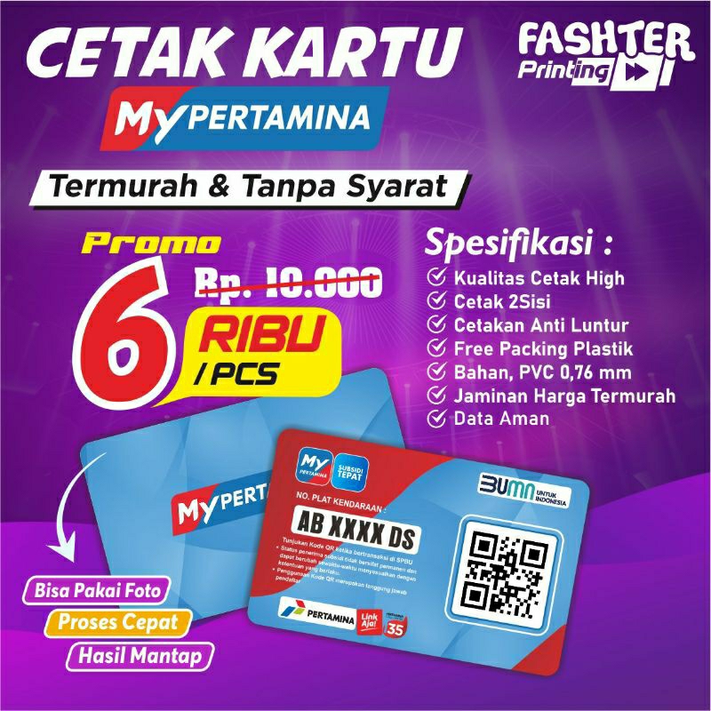 Jual Kartu My Pertamina bahan PVC Murah | Shopee Indonesia