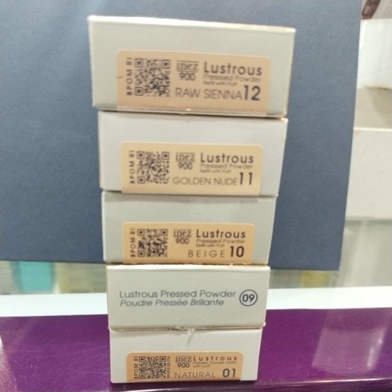 Jual Inez Lustrous Pressed Powder (Refill With Puff) | Shopee Indonesia