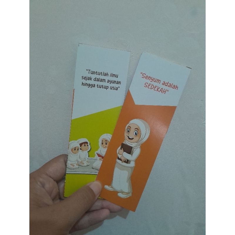 Jual [23 PCS] Custom Bookmark Pembatas Buku Ukuran 14x4,5 cm/Pembatas ...