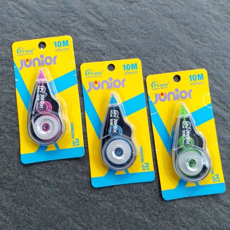 Jual TIPE-X Kertas Correction Tape NDM Junior 10 meter ( 12 Pcs ...