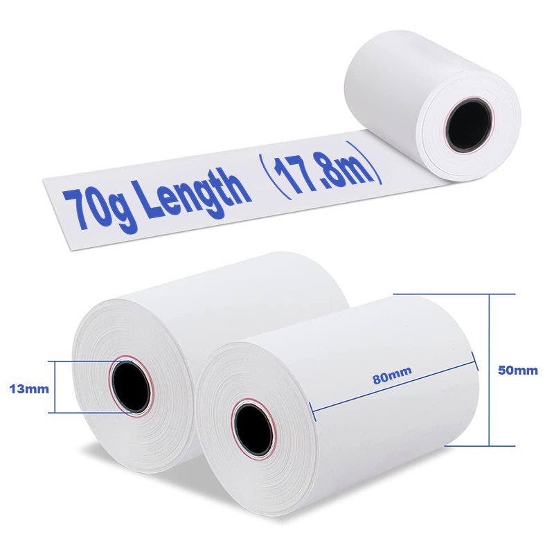 Jual CASH RECEIPT PAPER 80X50 PLAIN FULL THERMAL PAPER 80X50 Cash ...