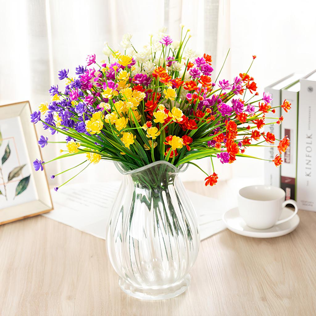 Jual Bunga Rumput Daffodil Tanaman Hias Lotus Kecil Artificial Flower ...