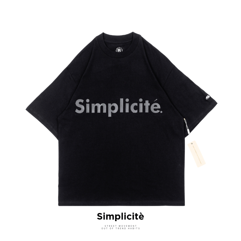 Jual SMOOTH BASIC Oversized T's Hidden City Heavyweight Cotton 16s Black Simplicite Series ...
