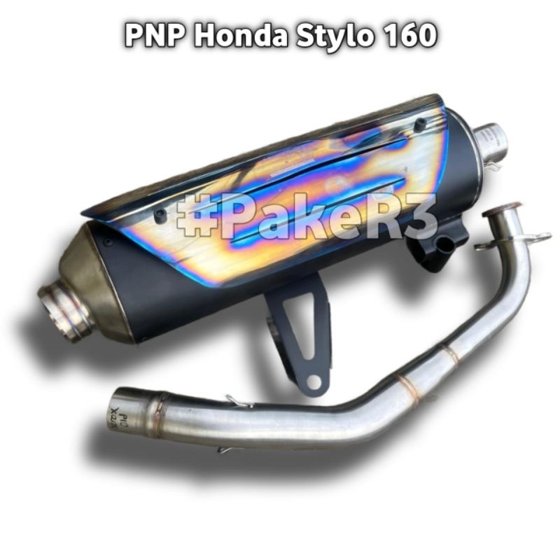 Jual Knalpot Honda Stylo 160 Original R3 Speed | Shopee Indonesia