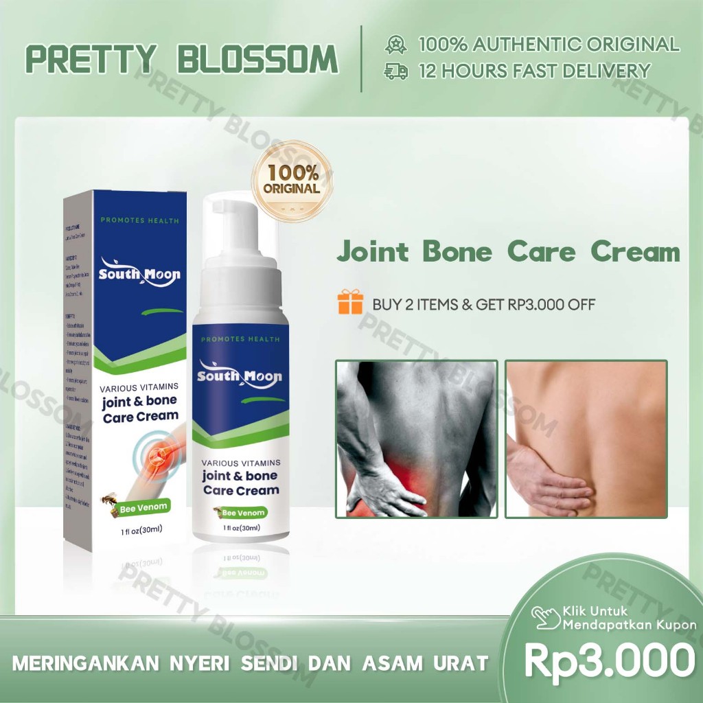 Jual South Moon Joint Bone Care Cream 30ml Ointment Bone Neck Knees ...