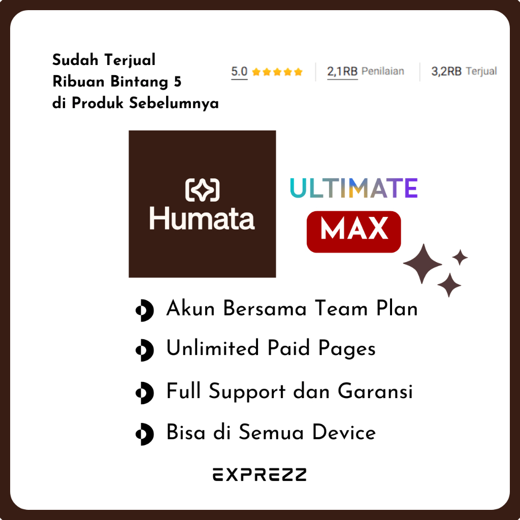 Jual Humata Ai Premium 1 Bulan Privaate (Invite Team) | Shopee Indonesia