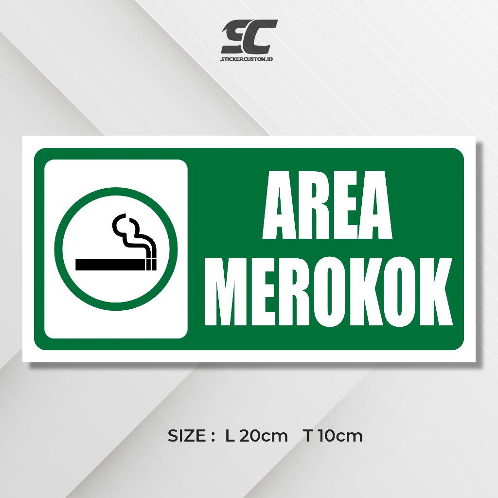 Jual STIKER VINYL AREA MEROKOK | Shopee Indonesia