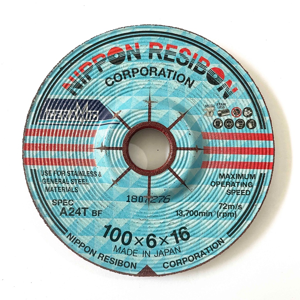 Jual Ceramic Grinding Wheel A24T Nippon Resibon (Batu Gerinda) | Shopee ...