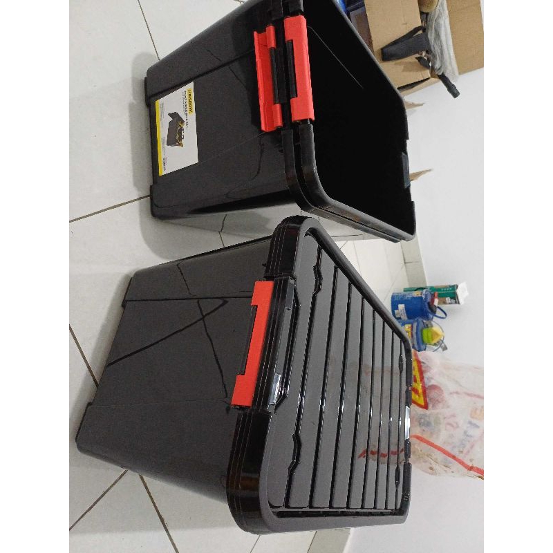 Jual Krisbow Container Box 52 Ltr Kotak Perkakas Plastik - Hitam ...